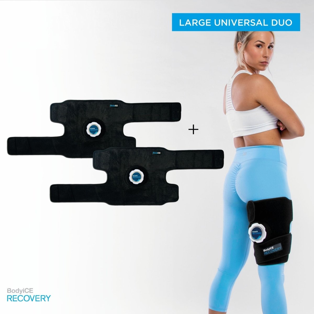 Large Ice Pack Duo with Straps | BodyICE